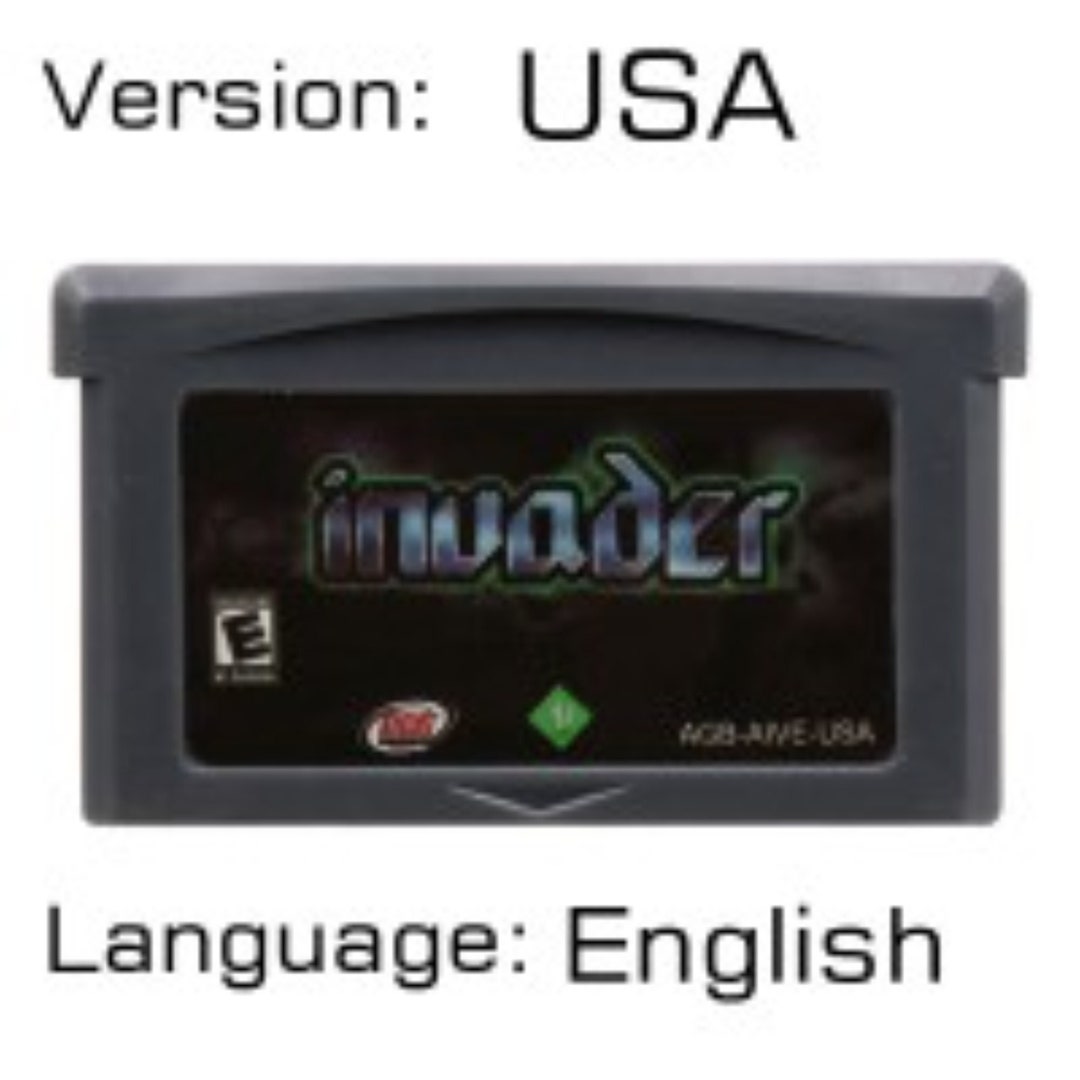 Invader - Gameboy Advance Game Cartridge - Etsy