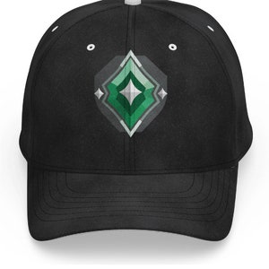 Ascendant Rank Valorant Baseball Cap, Esports Gaming Adjustable Hat - Etsy