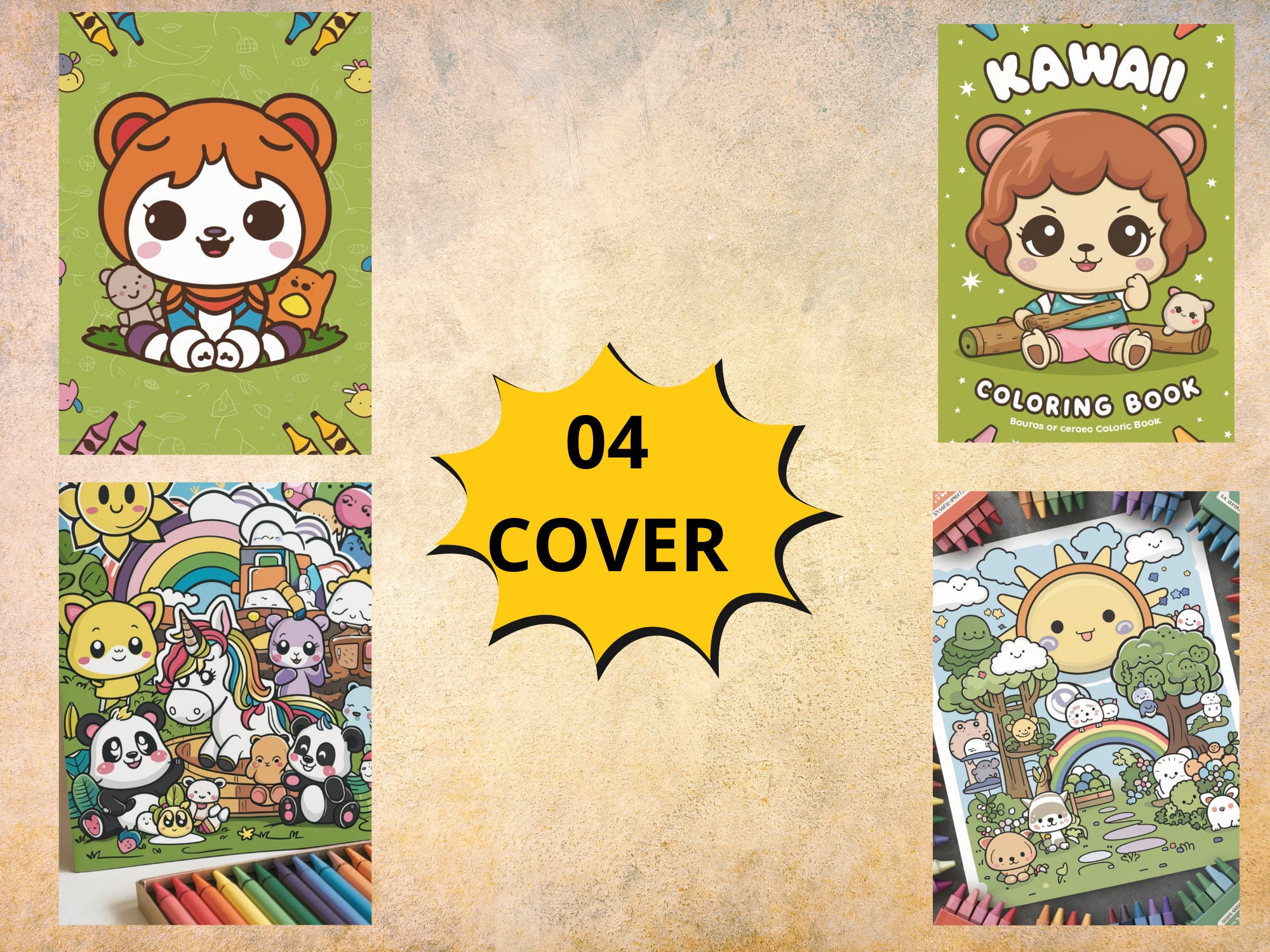 Kawaii Coloring Pages for Kids cute Stuff: Kawaii Coloring Book by Coco ...