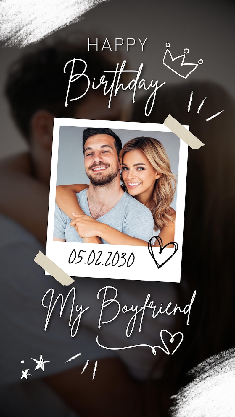 Happy Birthday My Boyfriend - Etsy