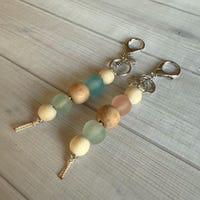 Sea Glass Themed Keychain - Etsy