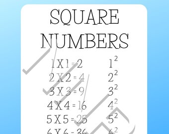 20x20 Multiplication Chart Printable Pack - Etsy