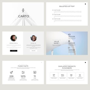 70-slide Minimal Business Project Demo Template With Price Sheets ...