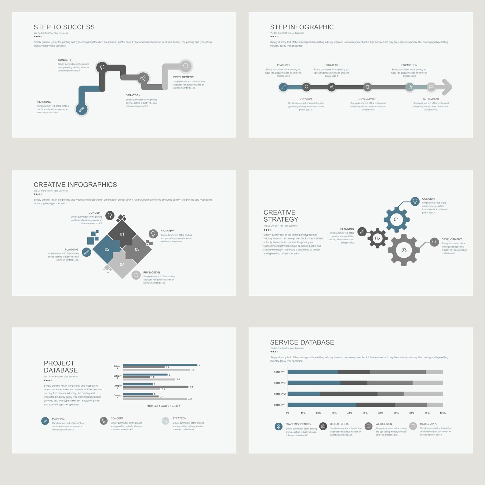 70-slide Web Design & Marketing Presentation Template (PPTX) - Etsy