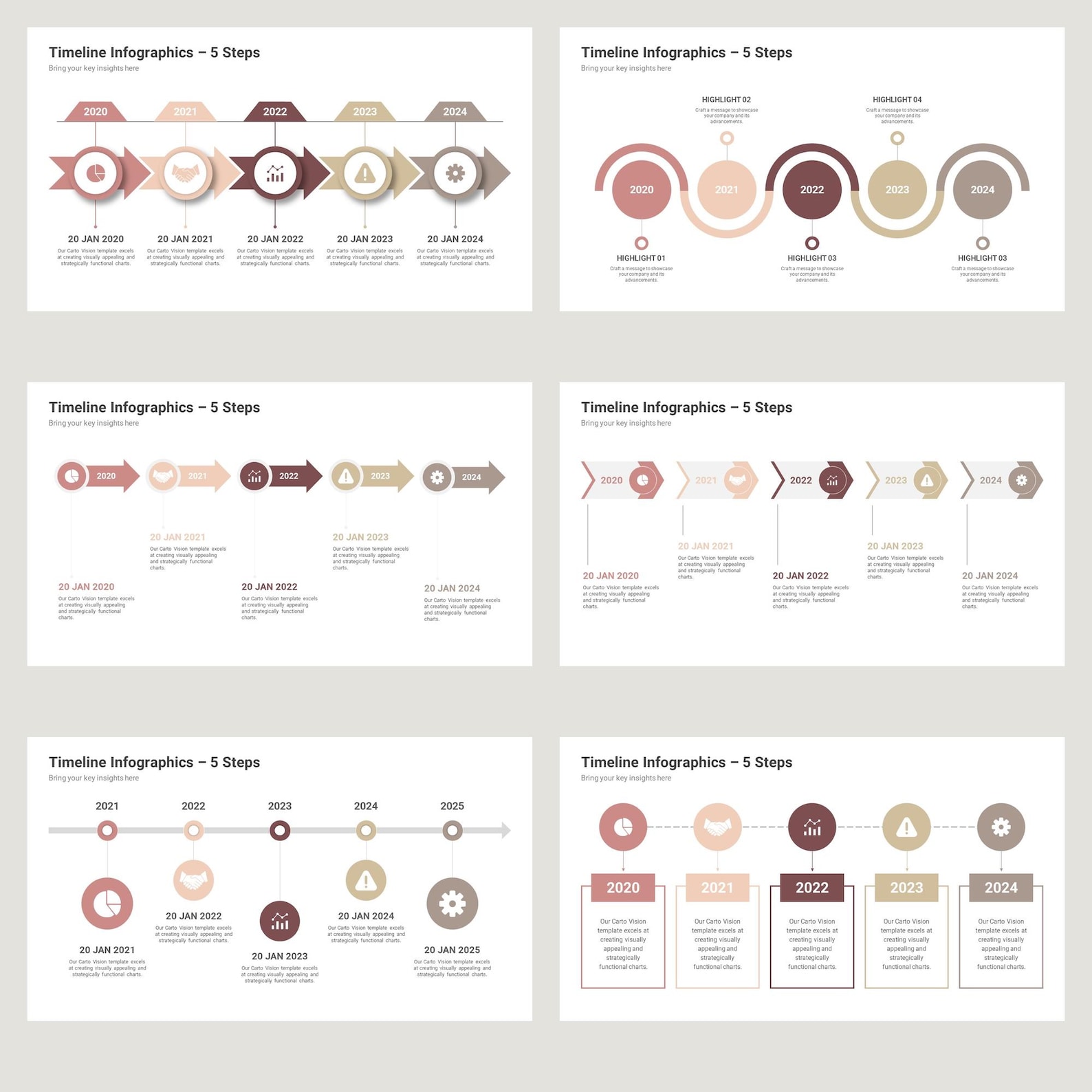 220-slide Timeline and Flowchart Infographics PPT Template | Project ...