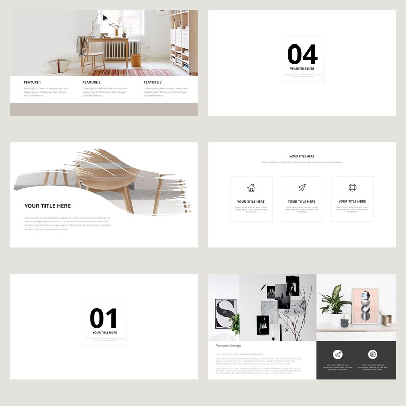 40-slide Modern Business Presentation Powerpoint Template Google Slides ...