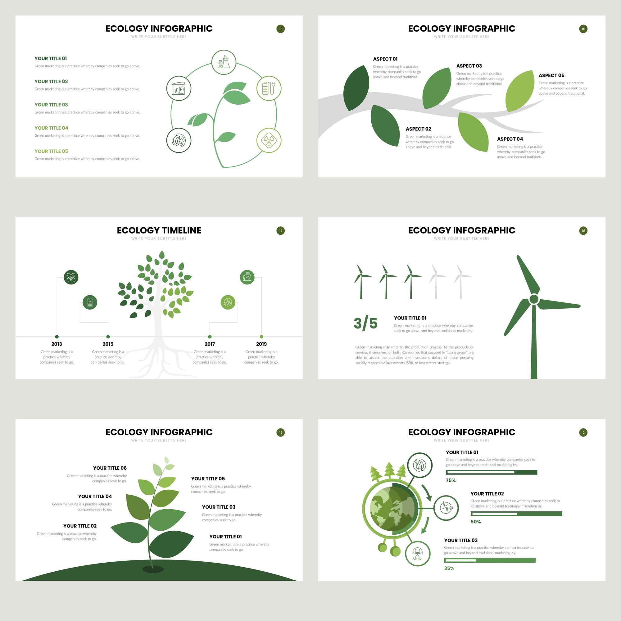 Ecology Powerpoint Template: 20-slide Environmental Presentation (PPTX ...