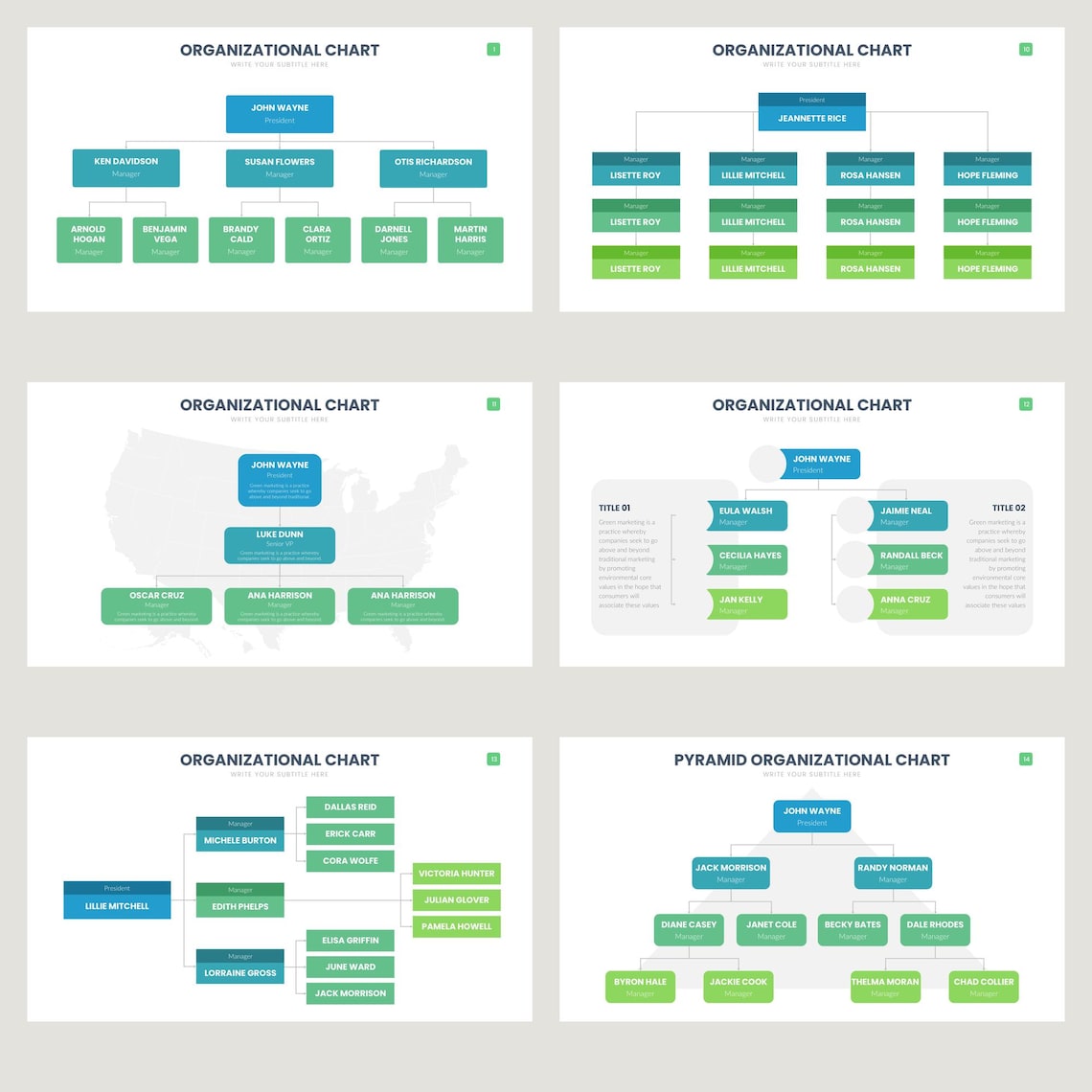 Editable Organizational Chart Template: 20 Corporate Slides (PPTX) - Etsy