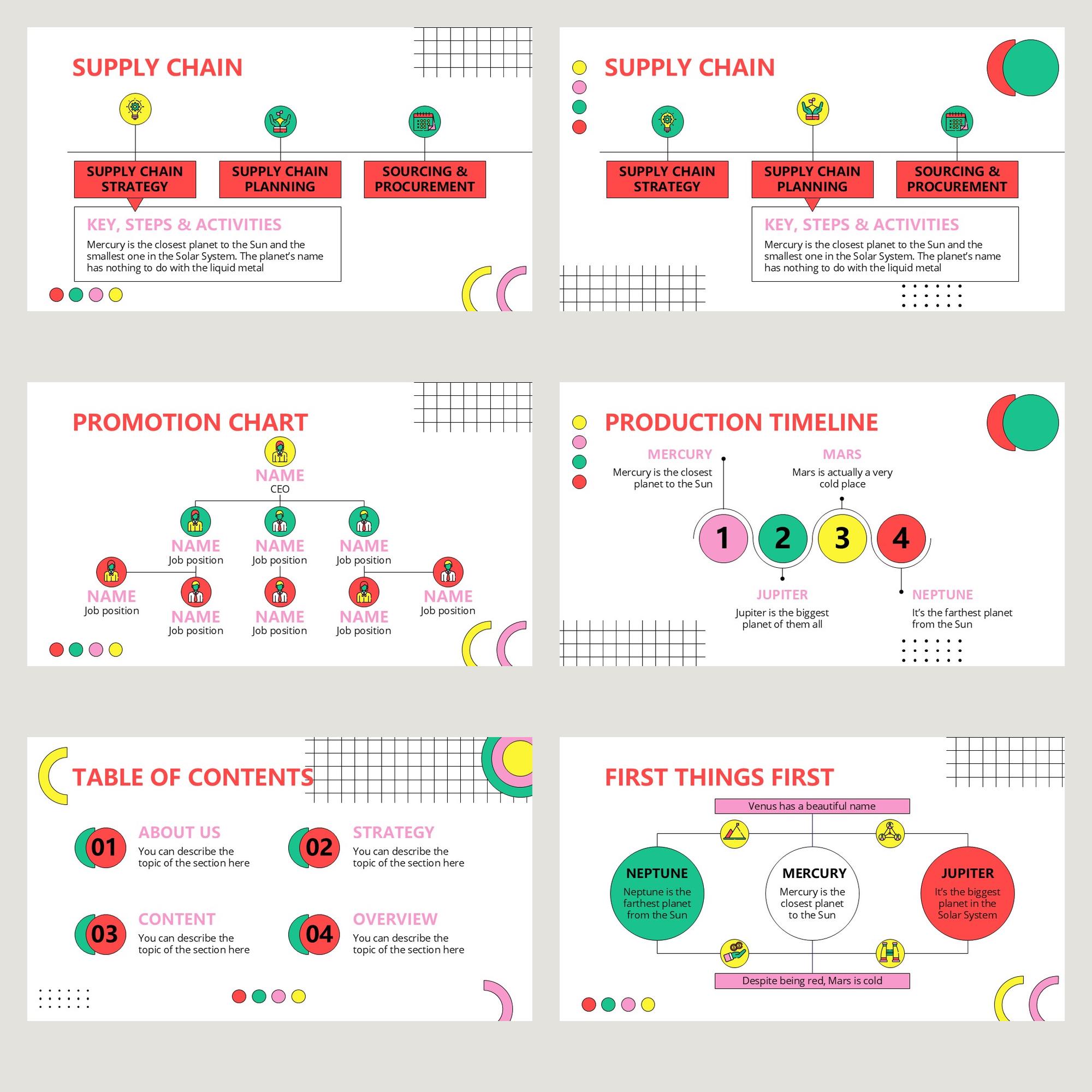 35-slide Bright Visual Storytelling and Project Demo Template ...