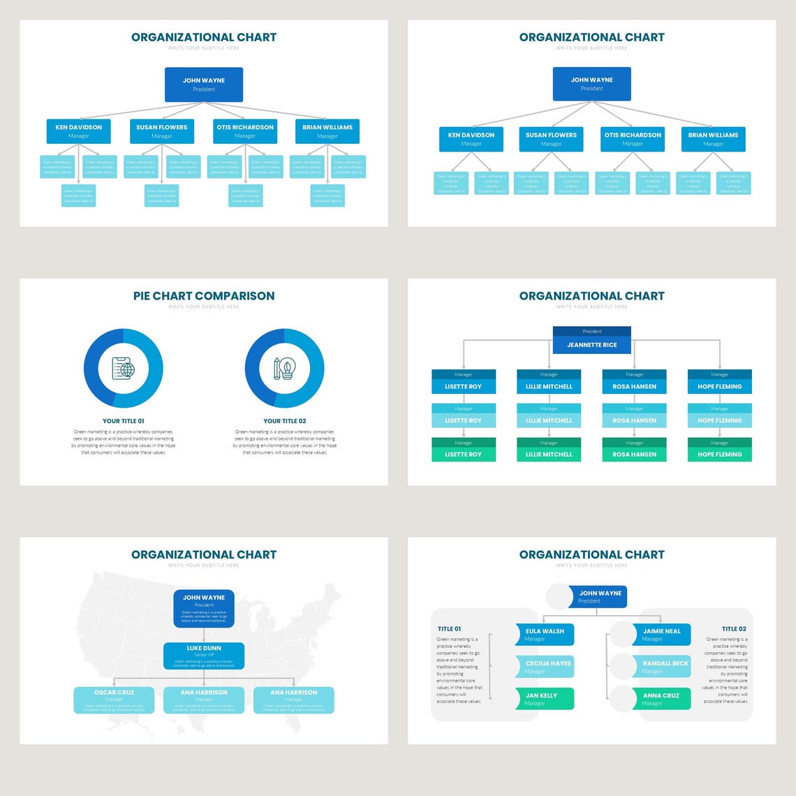 360-slide All-in-one Executive Business Presentation Template ...