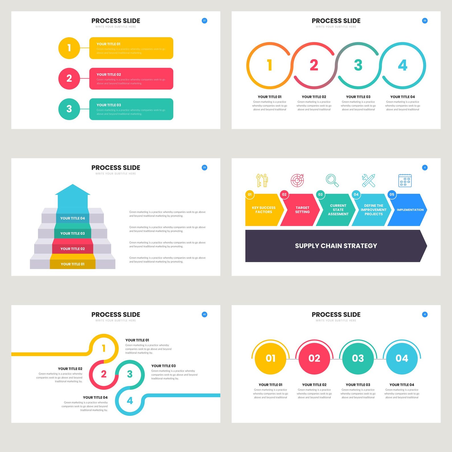 50-slide Supply Chain Infographics PPT Template | Business Operations ...