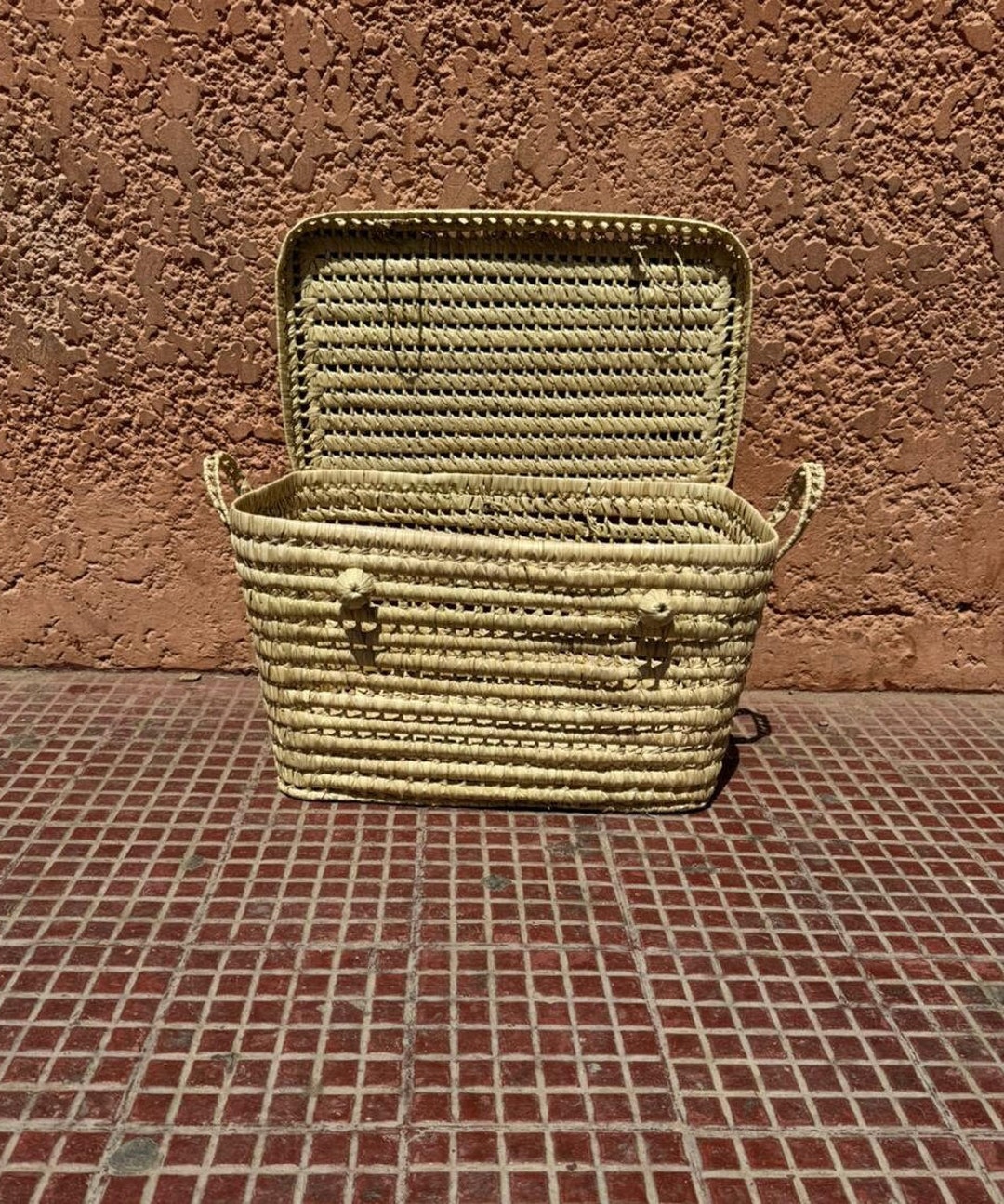 Wicker Toy Box - Rattan Palm Storage Trunk and Storage Basket - Etsy