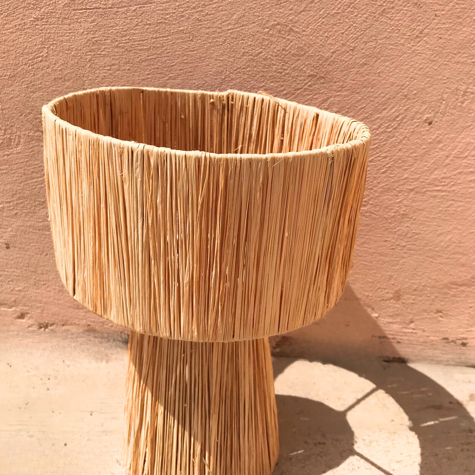 Lamp Raffia Natural Raffia Lamp, Raffia Lampshade, TABLE LAMPSHADES ...
