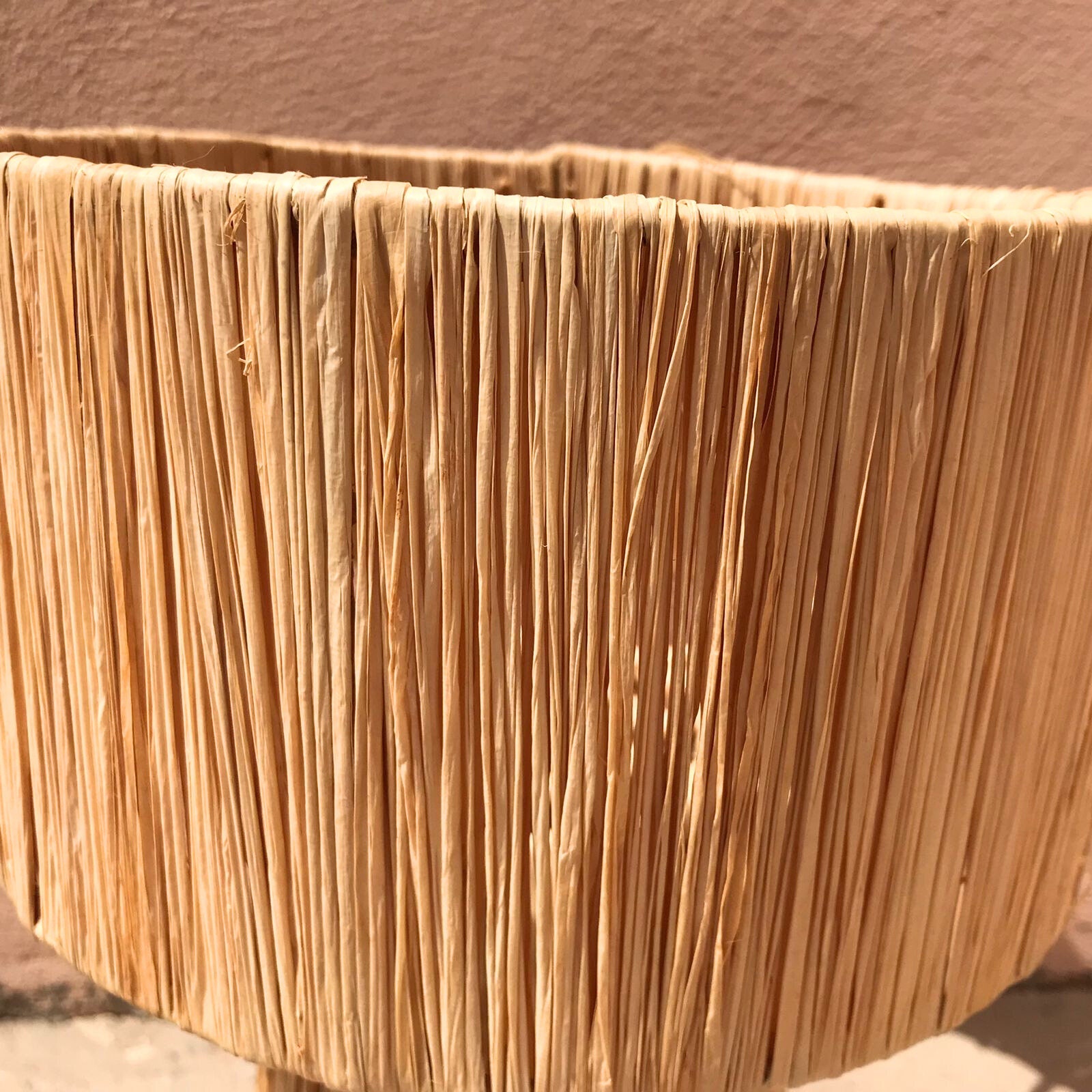 Lamp Raffia Natural Raffia Lamp, Raffia Lampshade, TABLE LAMPSHADES ...