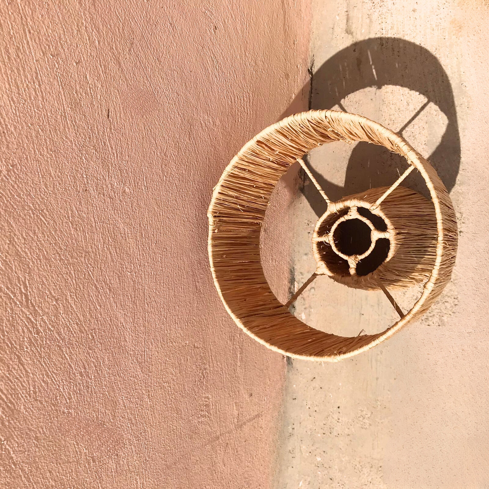 Lamp Raffia Natural Raffia Lamp, Raffia Lampshade, TABLE LAMPSHADES ...