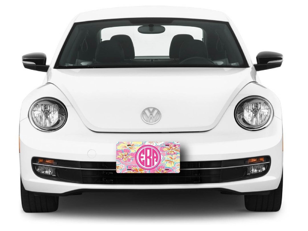 Personalized License Plate, Monogrammed License Plate, Preppy License ...