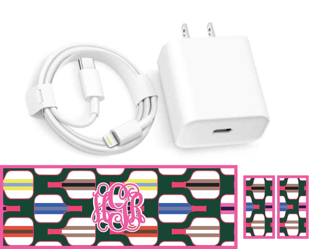 Personalized Vinyl Charger Wrap Decal for Iphone, Pickleball iPhone ...