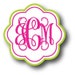 Monogram Stickers, Scalloped Edge Stickers, Envelope Seals ...
