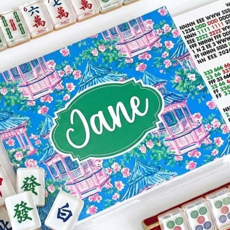 Pagoda Mahjong Tiles - Etsy