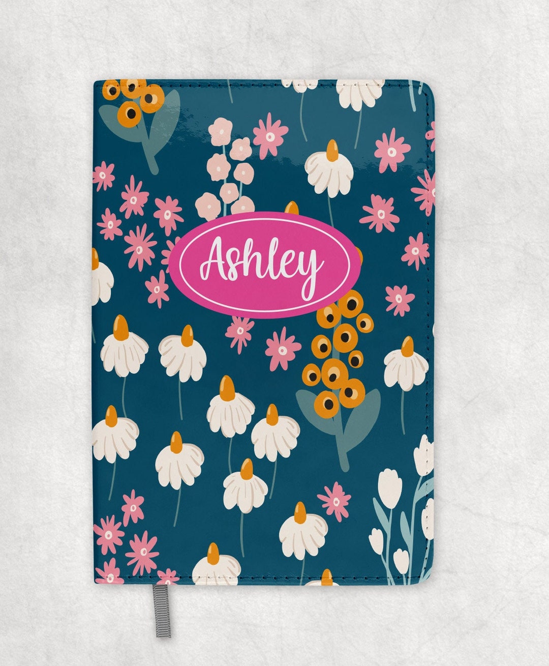 Personalized Hardcover Journal, Custom Notebook for Women, Monogrammed ...