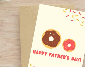 Dad, I Donut Know What Id Do Without You Fathers Day Card - Etsy