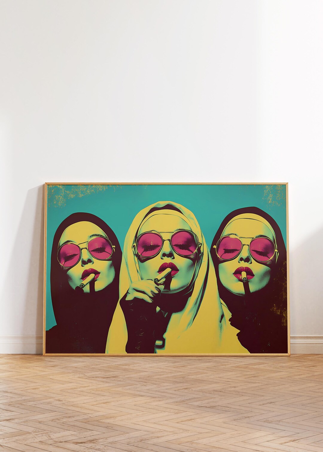 Bad Nuns Art Print, Digital Download, Printable Wall Art, Housewarming ...