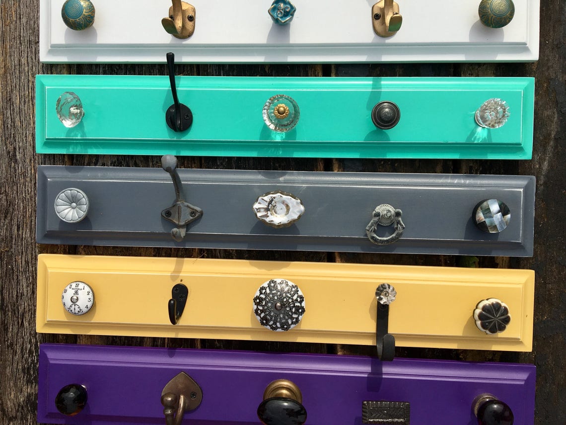 Knob and Hook Rack choose one - Etsy Italia