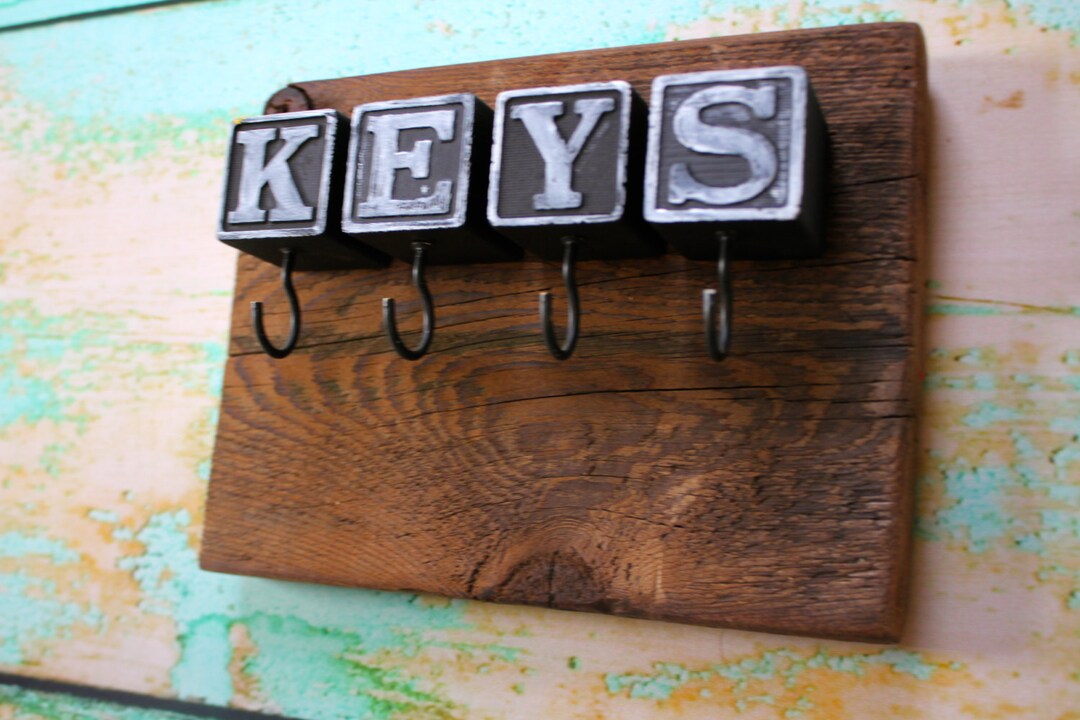 Black Block Barn Lumber Key Rack - Etsy