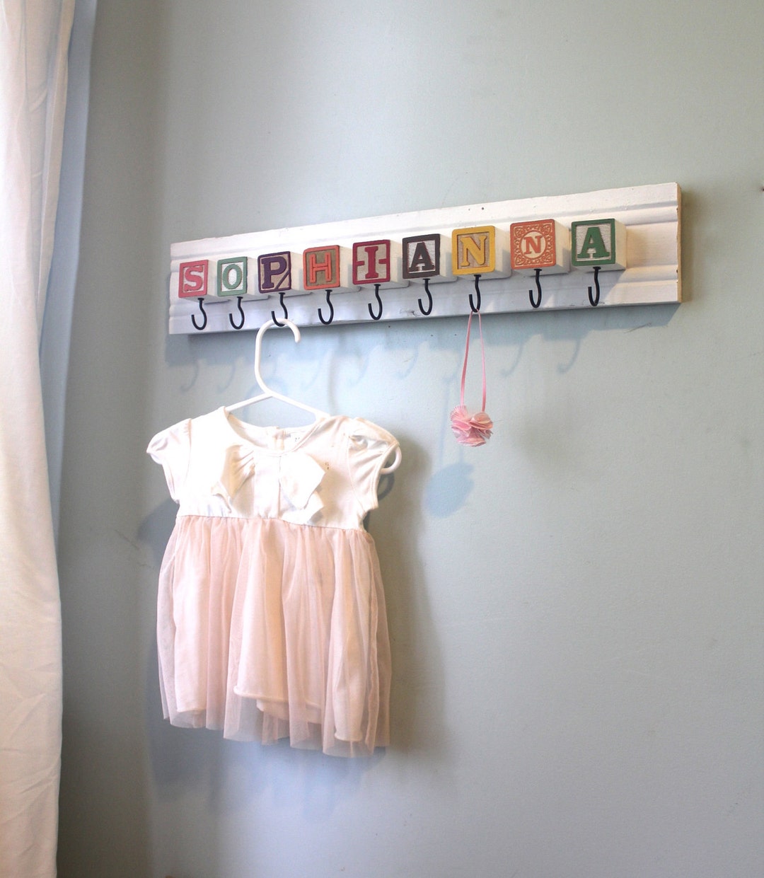 Custom Nursery Name Storage Rack - Etsy