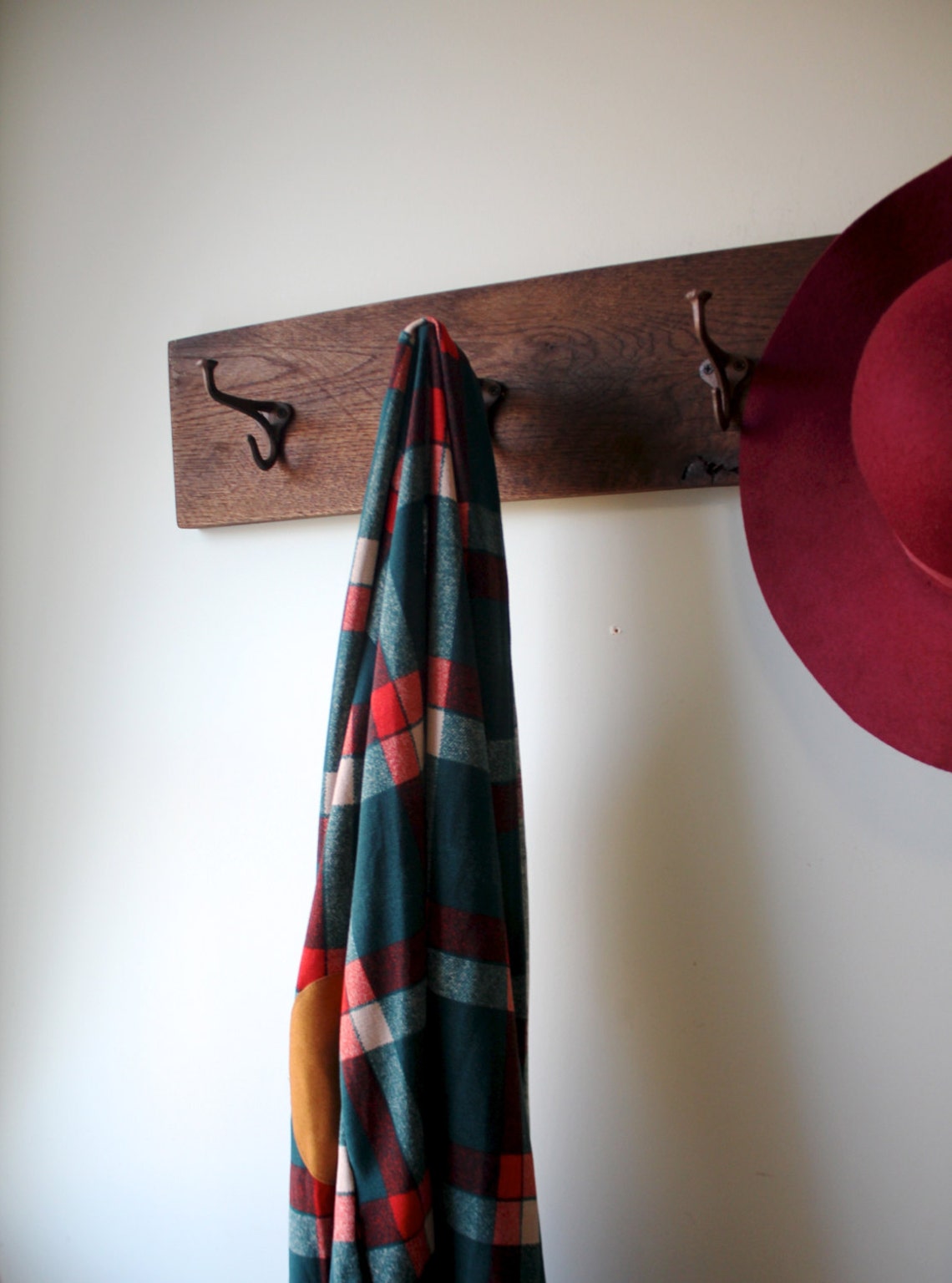 Reclaimed Barn Lumber Coat Rack | Etsy