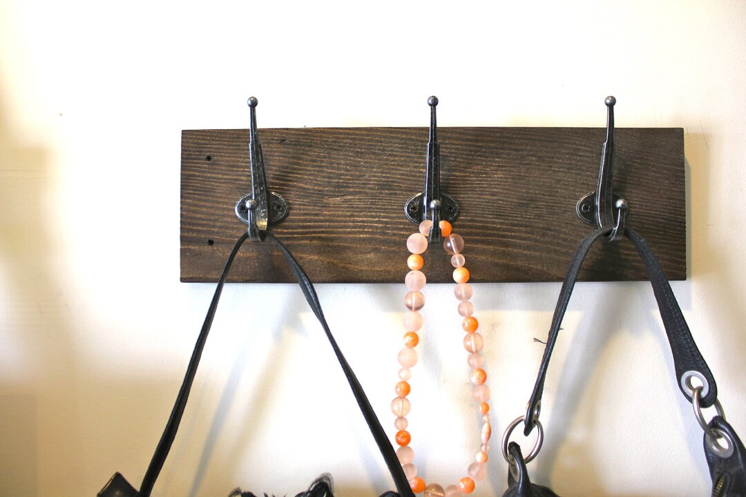 Reclaimed Barn Wood Coat Rack - Etsy