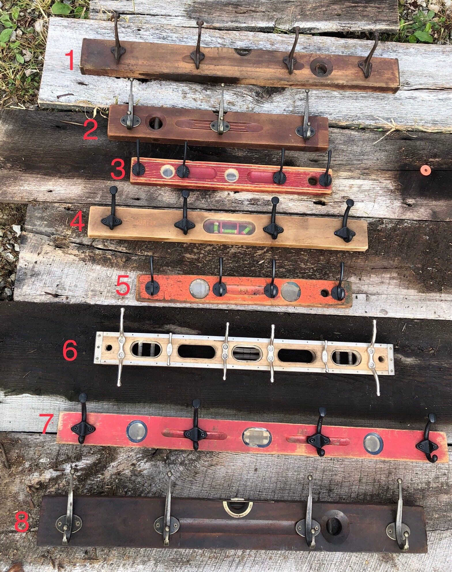 Rustic Level Coat Racks | Etsy UK