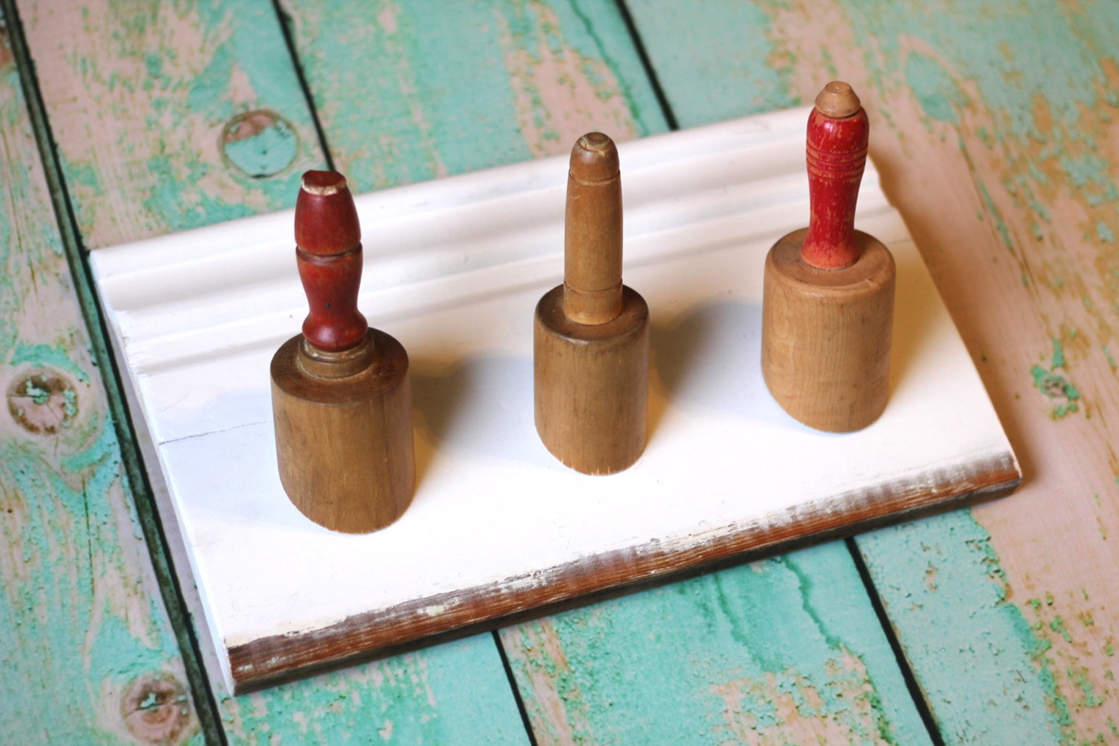 Red Rolling Pin Hook Rack - Etsy