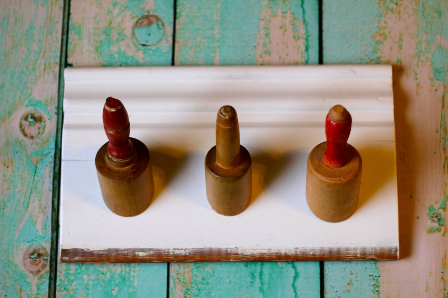 Red Rolling Pin Hook Rack - Etsy