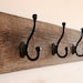 Reclaimed Barn Wood Coat Rack - Etsy