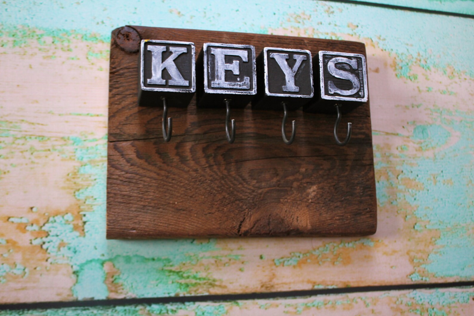 Black Block Barn Lumber Key Rack - Etsy