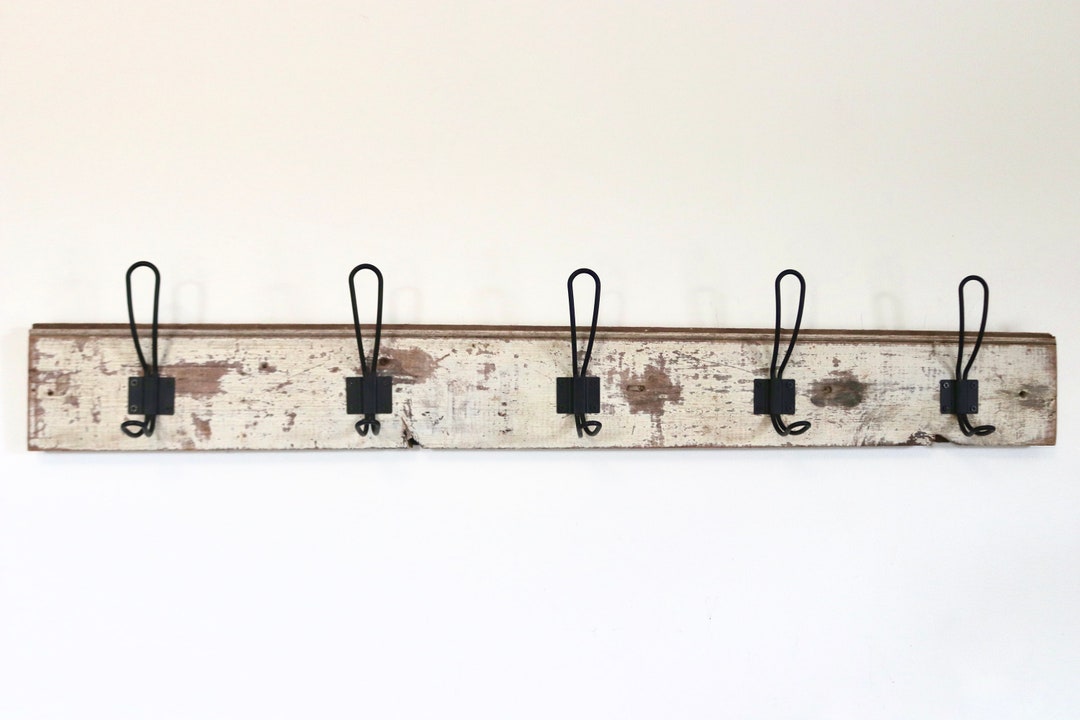 Wooden Trim Coat Rack - Etsy
