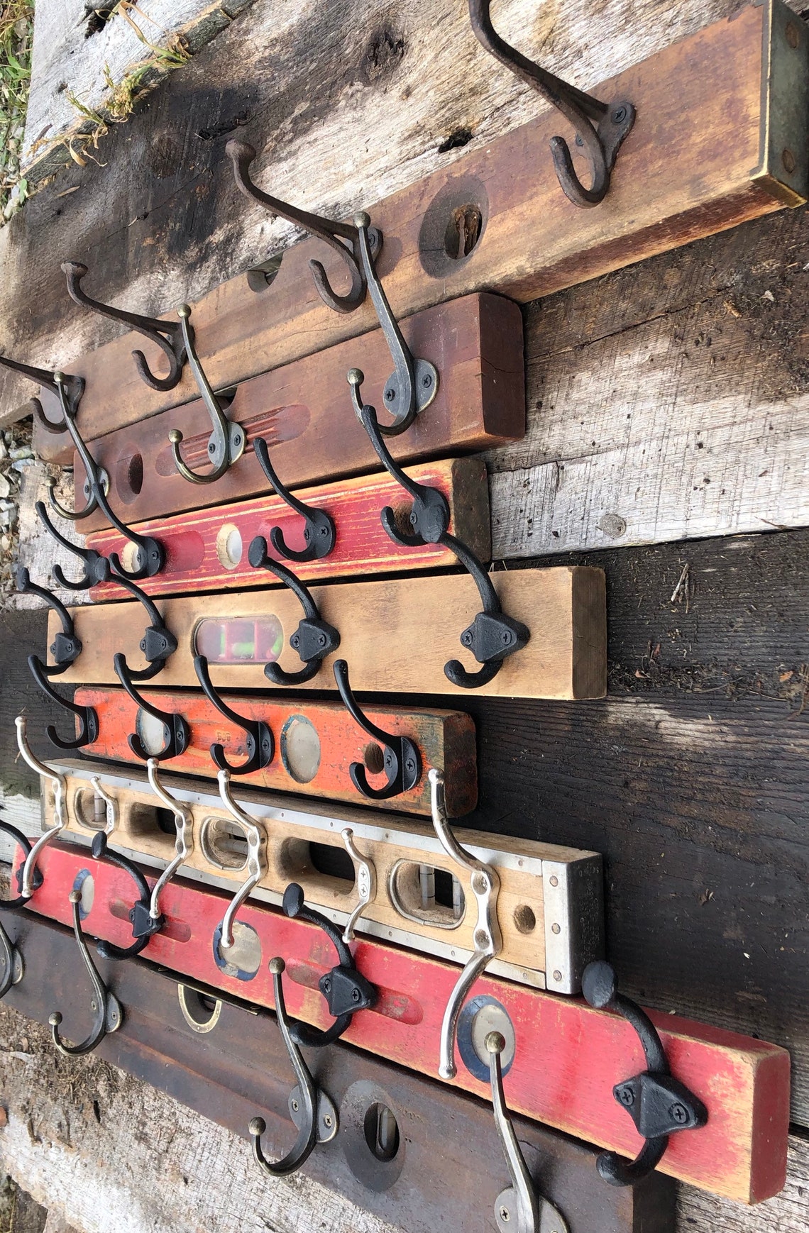 Rustic Level Coat Racks - Etsy