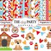 Puppy Dog Digital Papers and Cliparts Full Pack, Pet, Bone and Paw ...