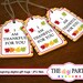 Thanksgiving Gift Tags Printable Treat Tags and Labels, Thanksgiving ...