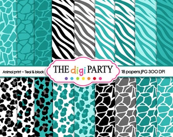 Zebra Digital Paper - Etsy
