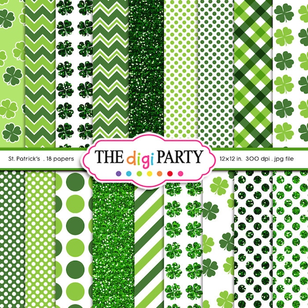 Irish Digital Paper - Etsy