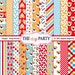 Puppy Dog Digital Papers and Cliparts Full Pack, Pet, Bone and Paw ...