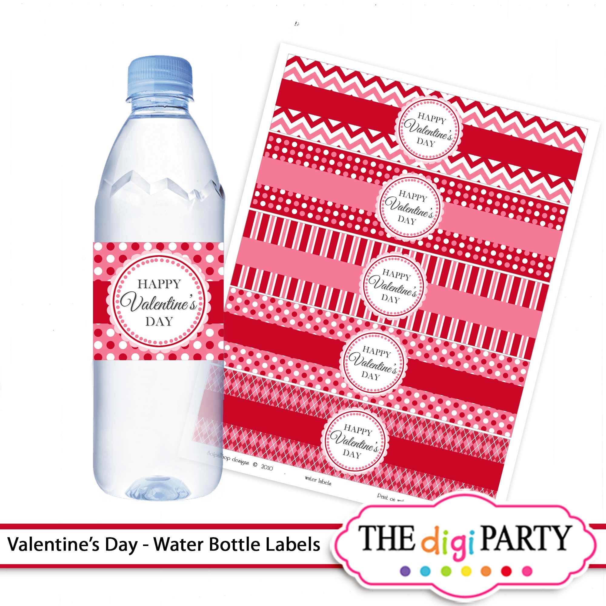 Party & Gifting Instant Download Valentine's Day Labels Printable ...
