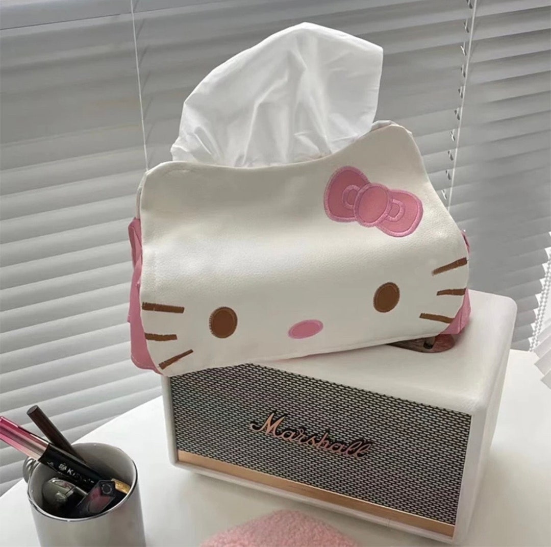 HELLO KITTY Tissue Box Cover - Etsy