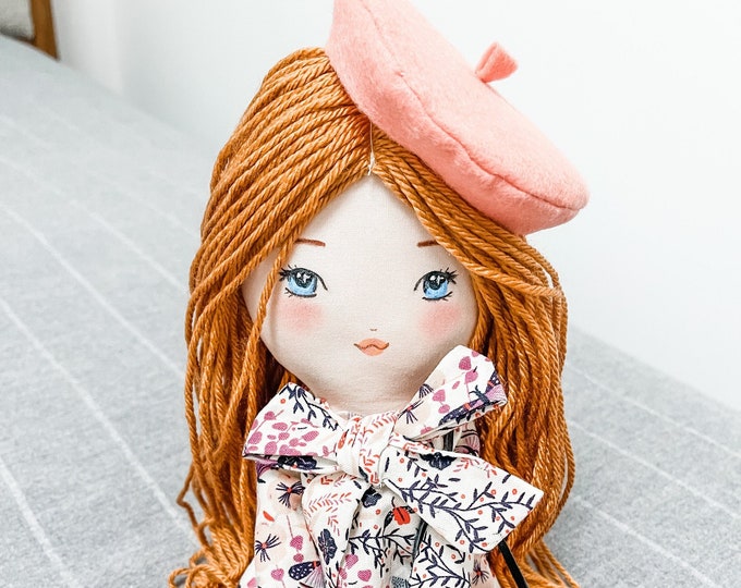 My Parisian Doll Free Shipping Handmade Fabric Doll for Girl Heirloom ...