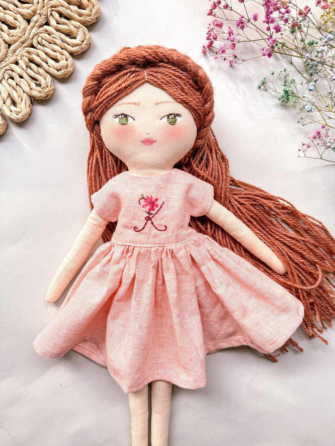 My Heirloom Doll Free Shipping Handmade Fabric Doll for Girl ...