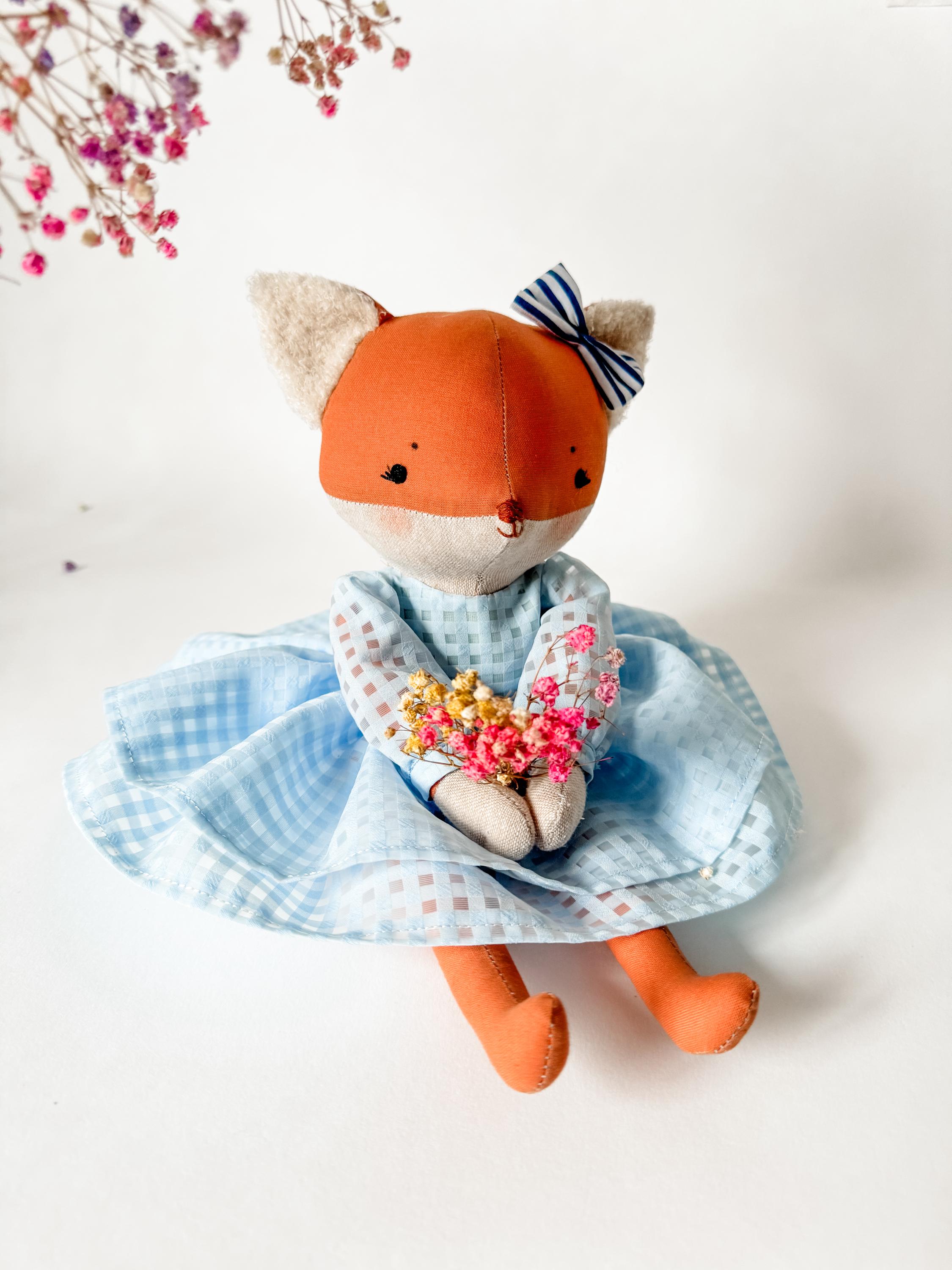 Laila the Fox Doll Sewing Pattern - Heirloom Doll (PDF Pattern) - Etsy