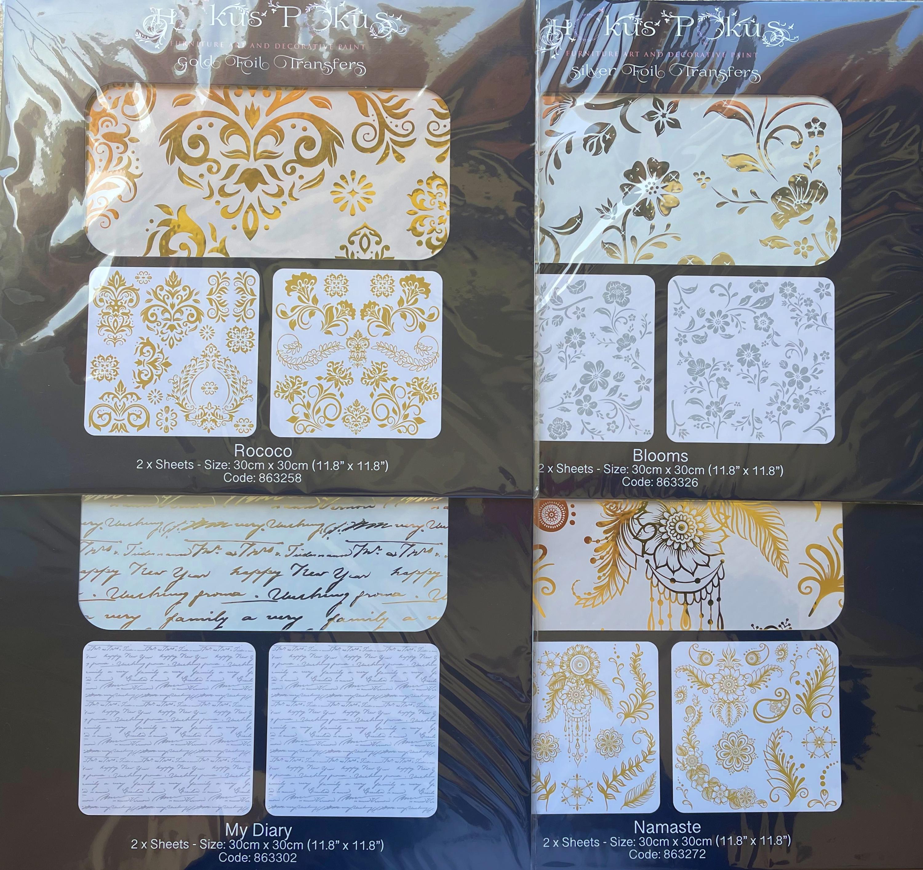 Rococo Gold Foil Accent Transfers - 2 Sheet - Buy 4 Products and Get ...