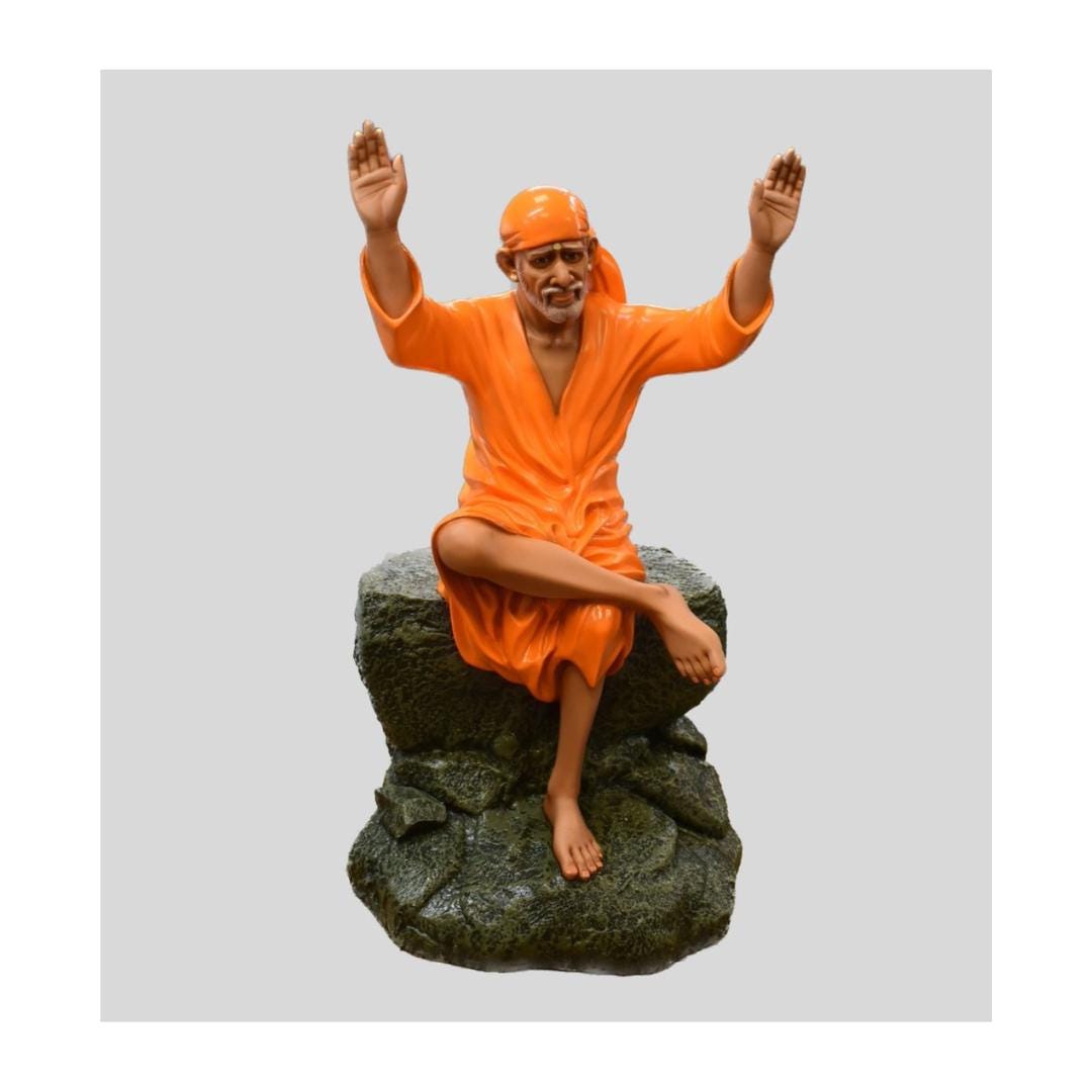 Sai Baba Statue 20cm X 18cm X 40cm, Sai Baba Murti, Shirdi Sai Baba ...